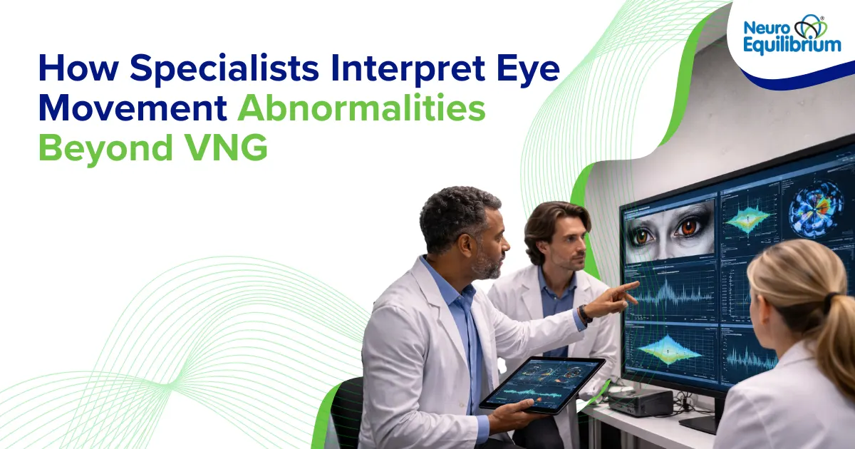 How Specialists Read Eye Movement Problems Beyond VNG in Vertigo